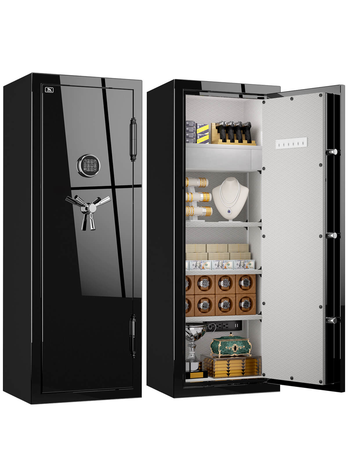 Fireproof Safe Box & Extra Large Jewelry Home Safes | TigerKing Safe ...