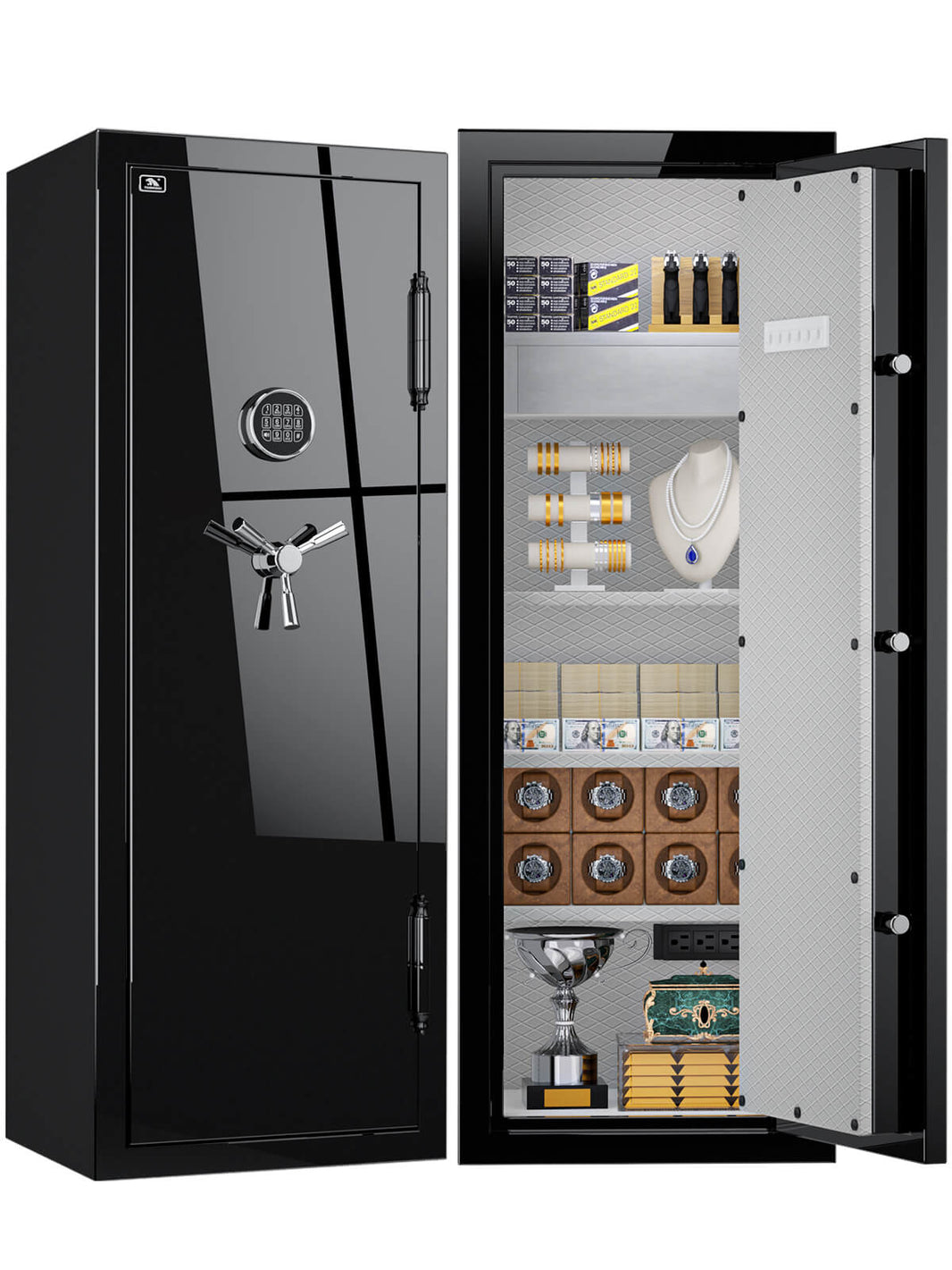 Fireproof Safe Box & Extra Large Jewelry Home Safes | TigerKing Safe ...