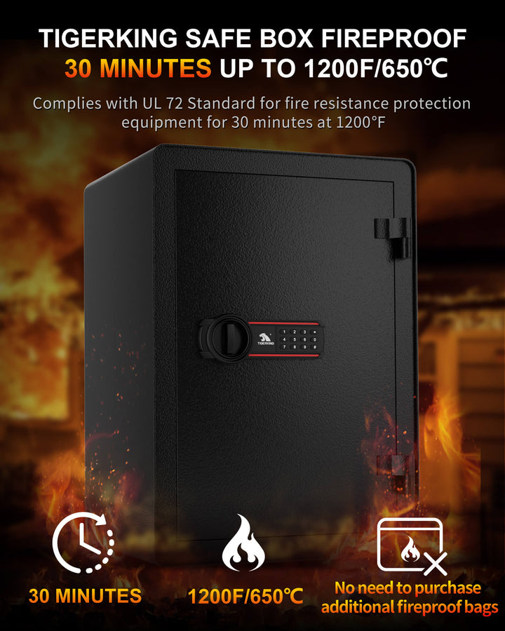 Fireproof Safe|Fingerprint Safe|Keypad Safe Home Safe Sale - Tigerking ...