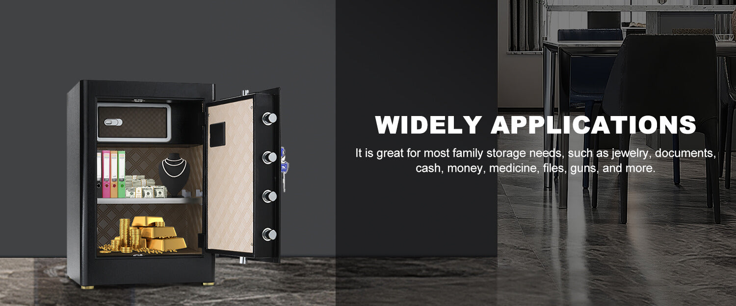 TigerKingSafe Touch Screen Luxury Safe for Home 2.05 CU.ft Black 58JJH ...