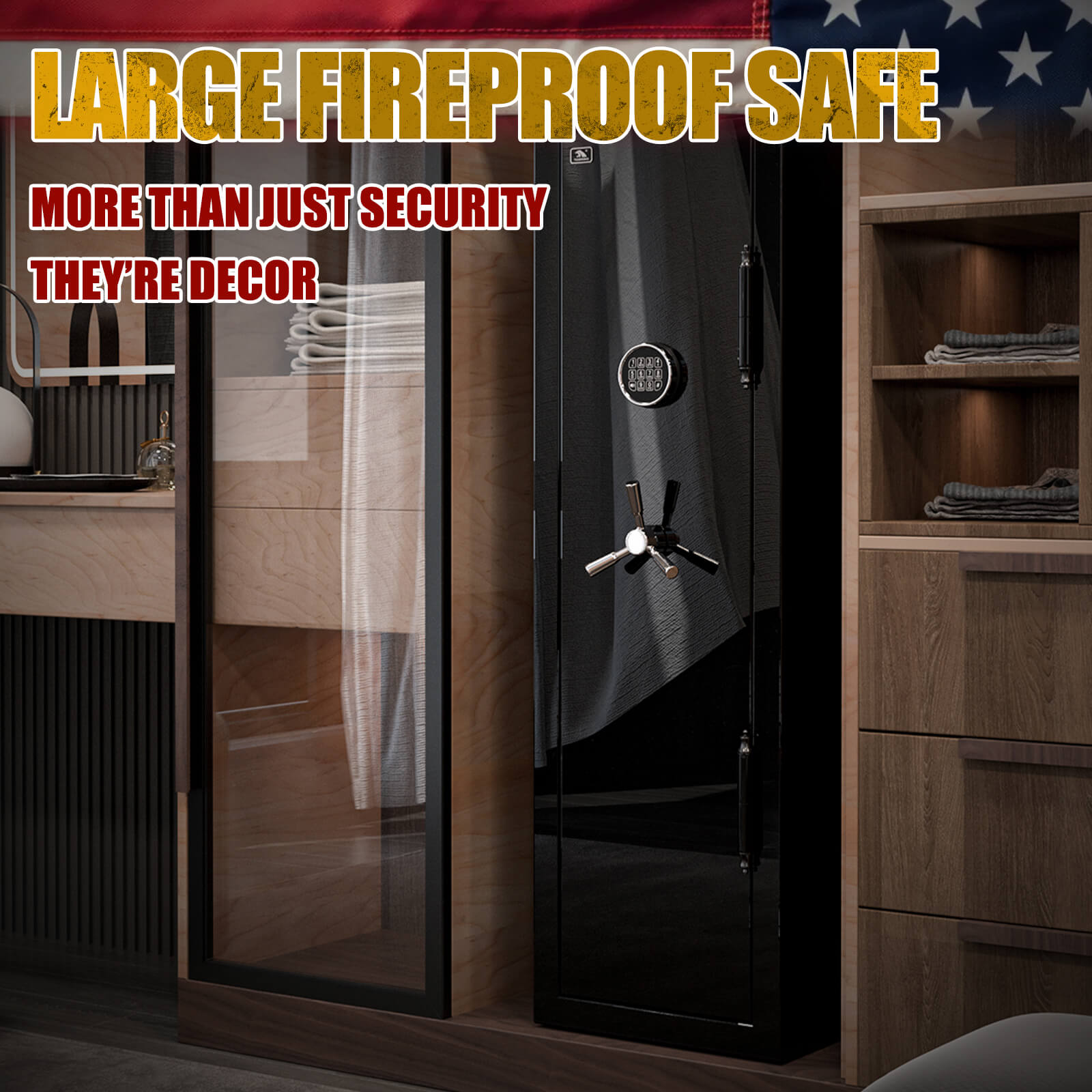 Fireproof Safe Box & Extra Large Jewelry Home Safes | TigerKing Safe ...