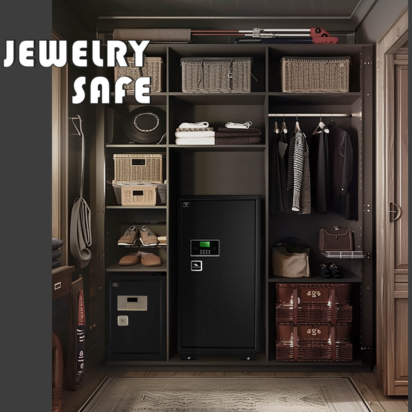 Fireproof Safe Box & Extra Large Jewelry Home Safes | TigerKing Safe ...