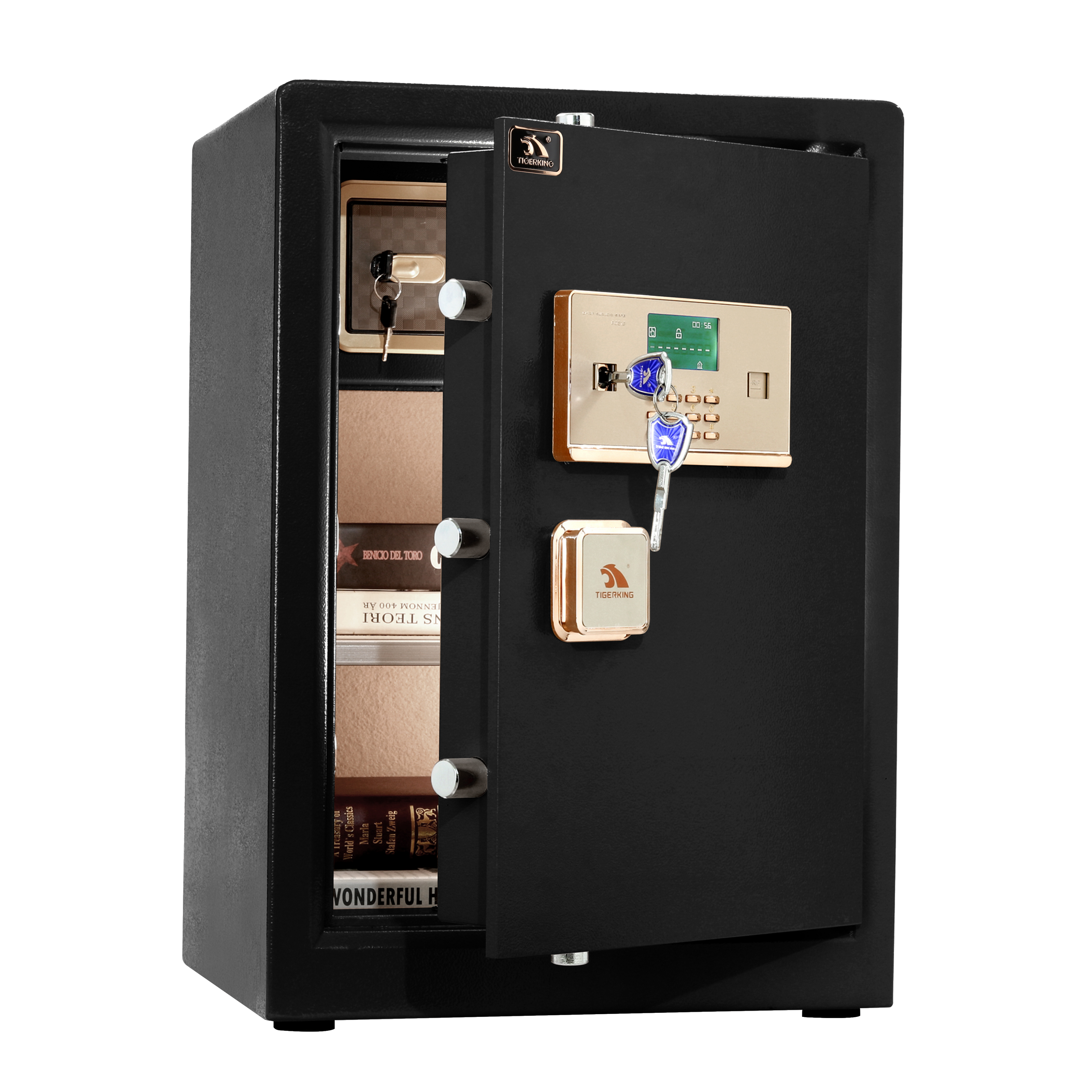 TigerKing Jewelry Home Safe Large Business Safes Black ‎3.7 CU.ft 63XH ...